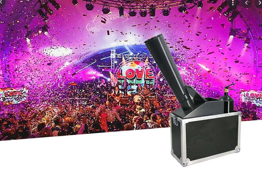 BIG Co2 Confetti Machine | Create Wonderful Party Ambiance