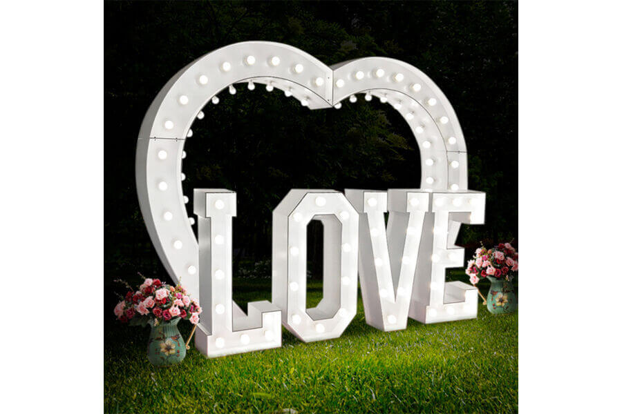 3FT/4FT/5FT Light Up Led Love Marquee Letters