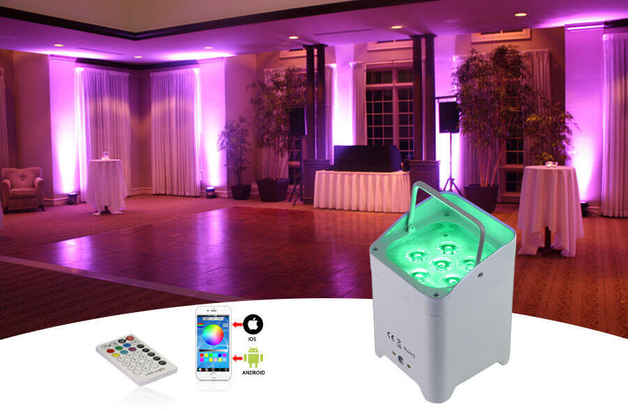 Portable Rechargeable Uplights | Ideal for Various Venues
