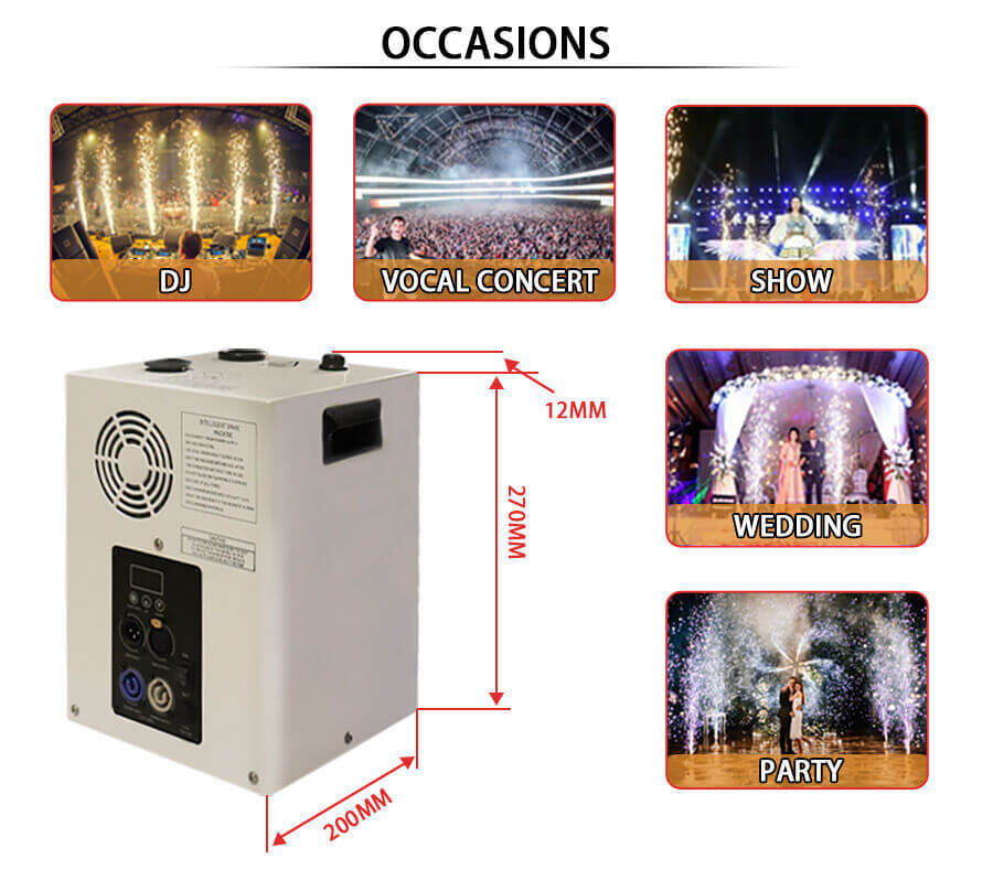 Sparkle Machine | Factory Price and High-quality for Events