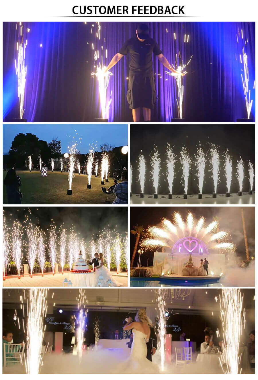 Sparkle Machine | Factory Price and High-quality for Events