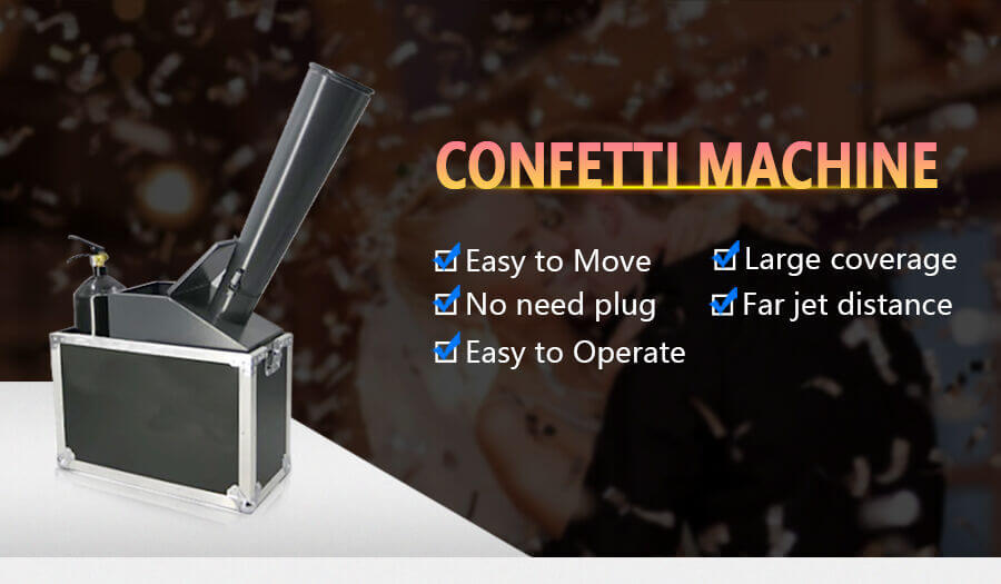 BIG Co2 Confetti Machine | Create Wonderful Party Ambiance