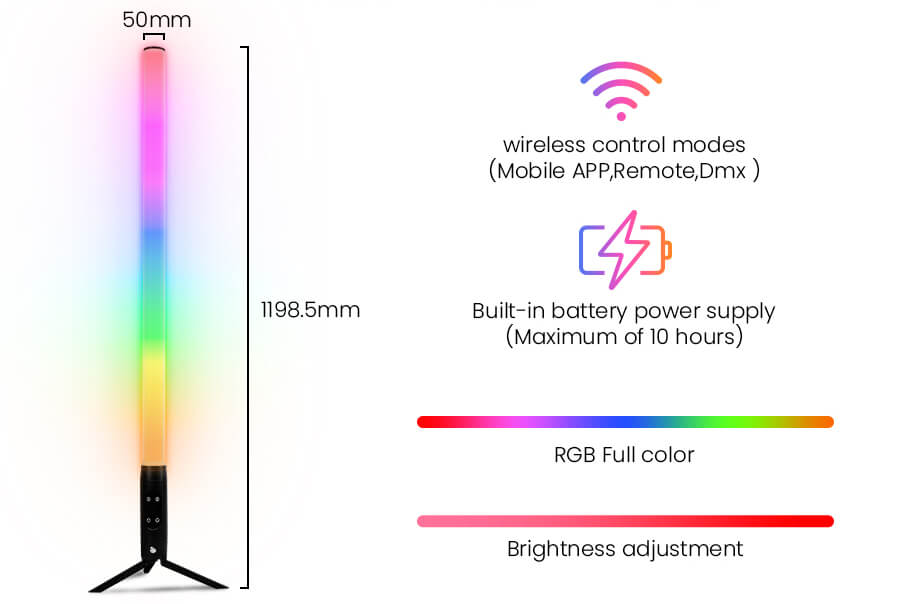 RGB Light Tube | Create Colorful Lighting for Events