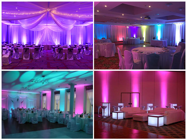 What Is the Difference Between Dance Floor Lighting and Uplighting?