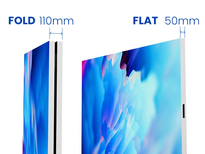 Tri-fold Digital LED Poster | Portable & Easy Setup For Events